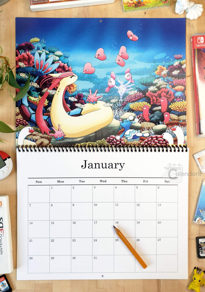 Pokemon Wall Calendar – The Calendork